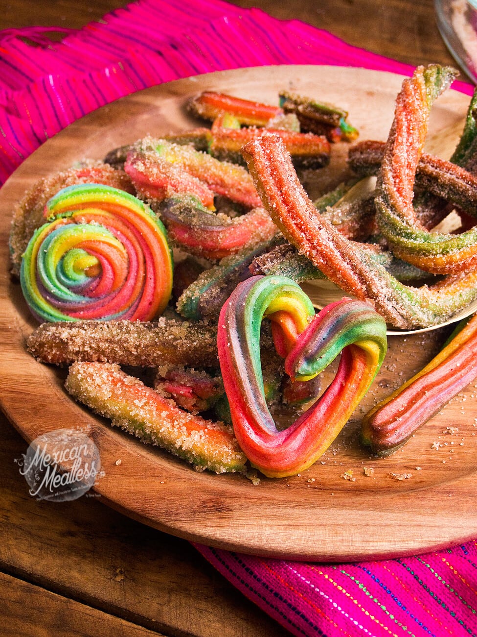 How To Make Rainbow Churros | Mexican Made Meatless™