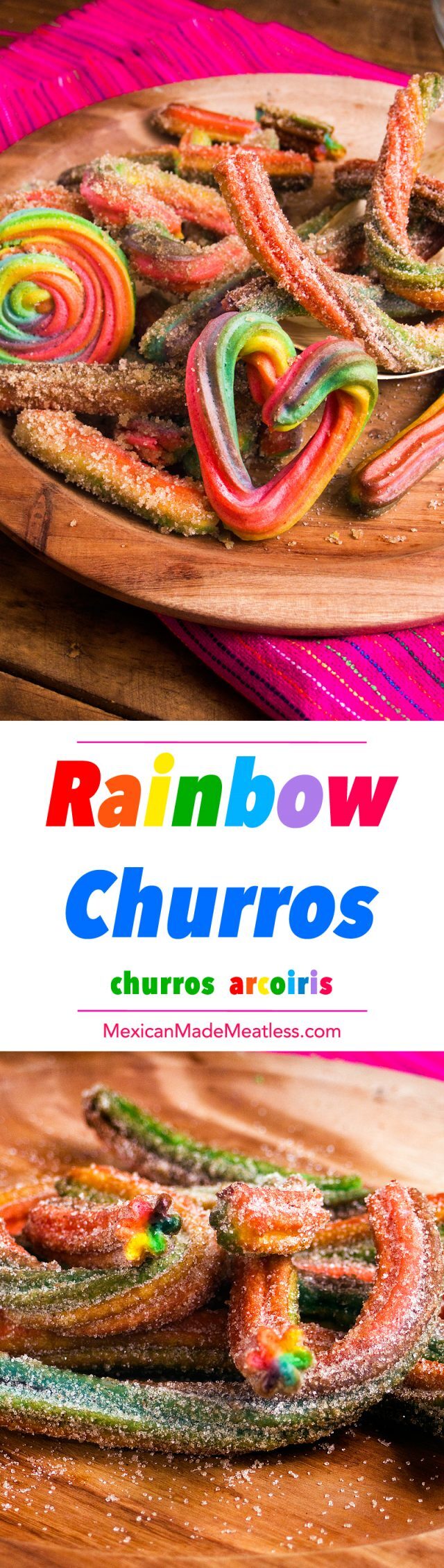 How To Make Rainbow Churros | Mexican Made Meatless™