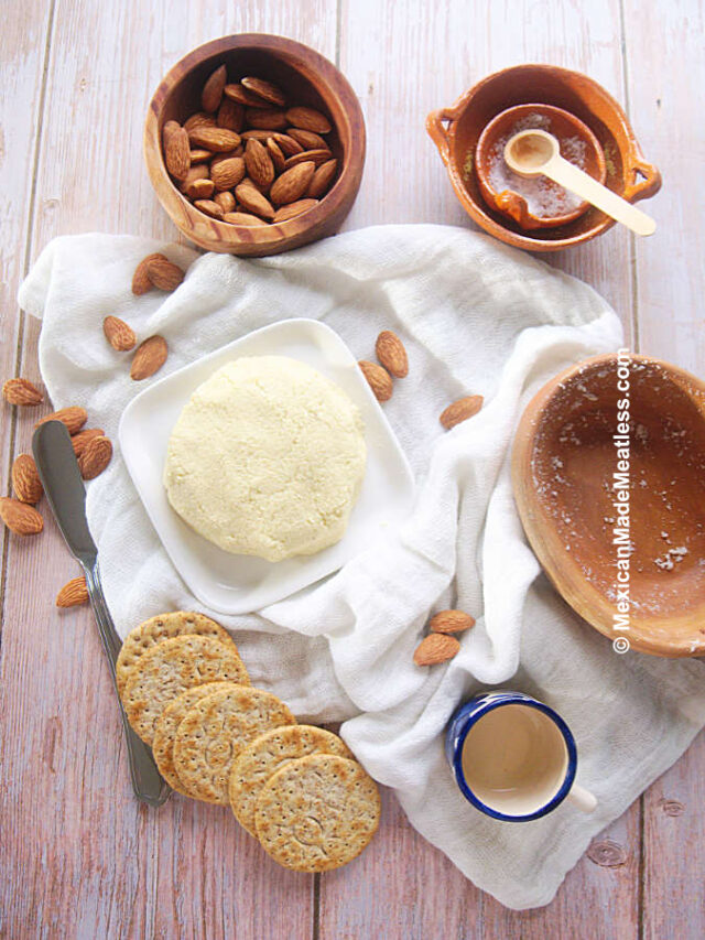 Easy Vegan Cotija Cheese | Almond Cheese | Mexican Made Meatless™