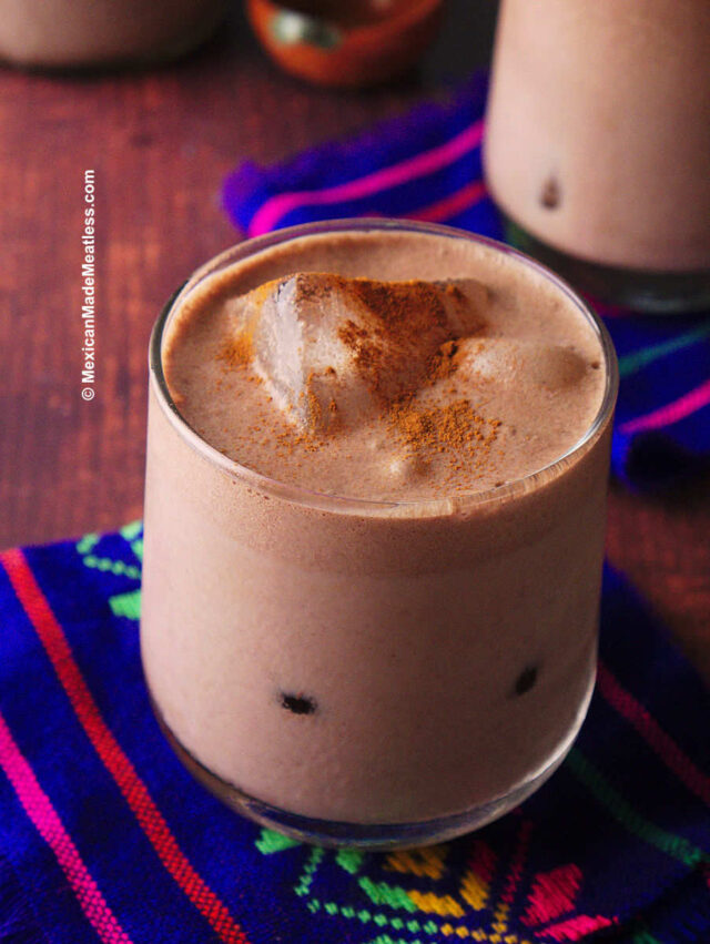 Iced Mexican Chocolate Recipe | Chocolate Frio | Mexican Made Meatless™