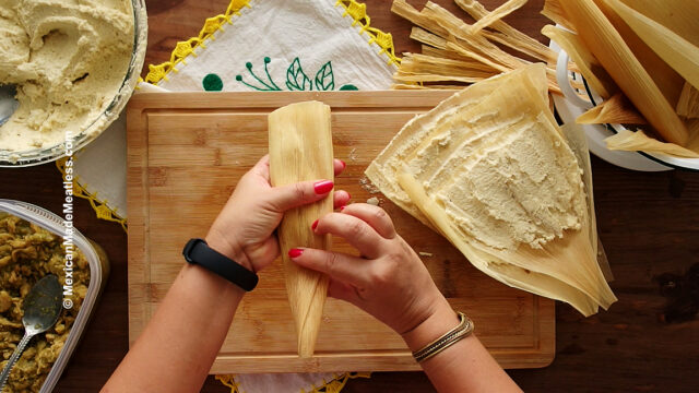How To Fold Tamales | Mexican Made Meatless™