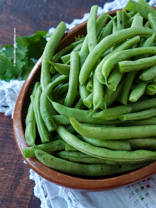 The Easiest Mexican Green Beans (Ejotes A La Mexicana) | Mexican Made ...