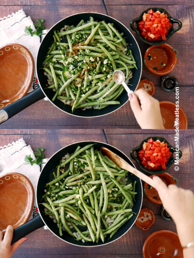 The Easiest Mexican Green Beans (Ejotes A La Mexicana) | Mexican Made ...
