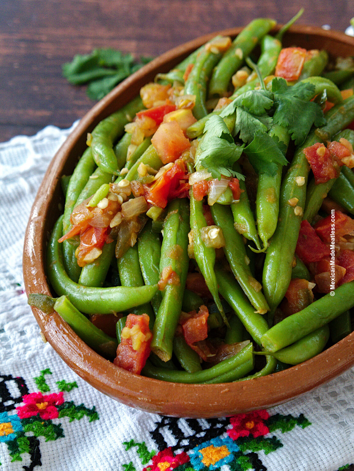 The Easiest Mexican Green Beans (Ejotes A La Mexicana) | Mexican Made ...
