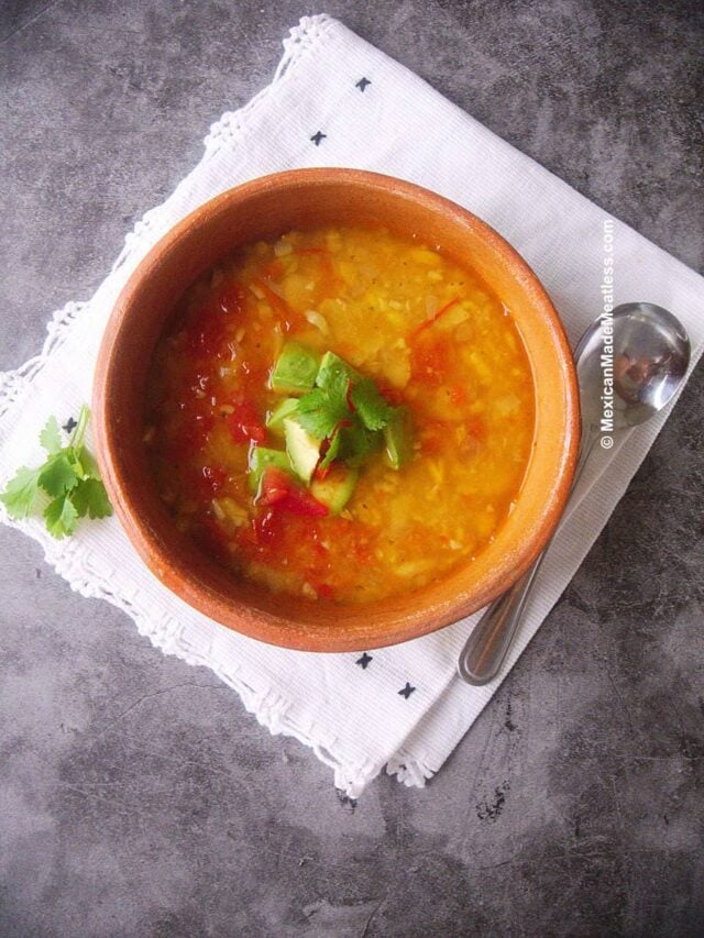 Mexican Sopa De Habas | Fava Bean Soup | Mexican Made Meatless™