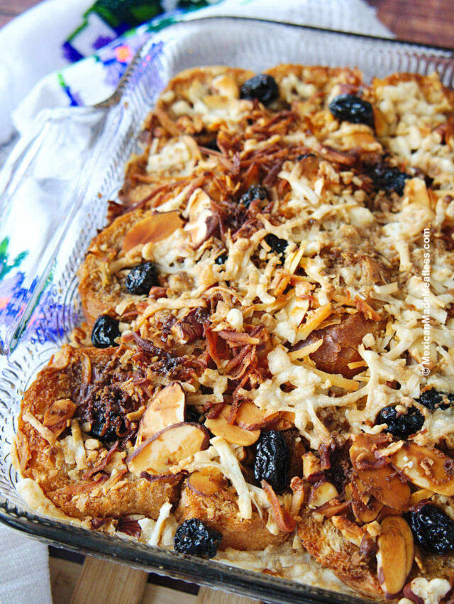 Easy Capirotada Recipe: Mexican Bread Pudding Made Vegan | Mexican Made ...