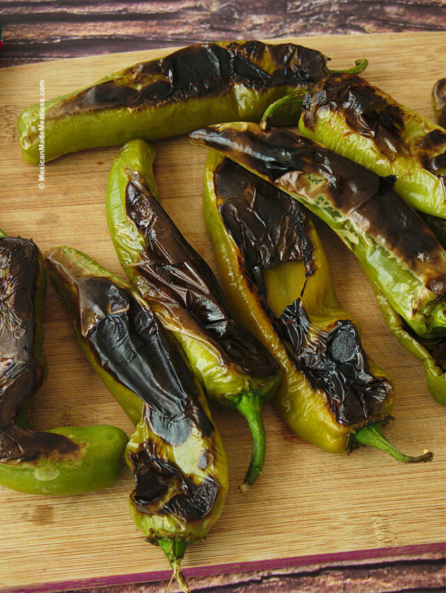 How To Roast Hatch Chiles The Easy Way | Mexican Made Meatless™