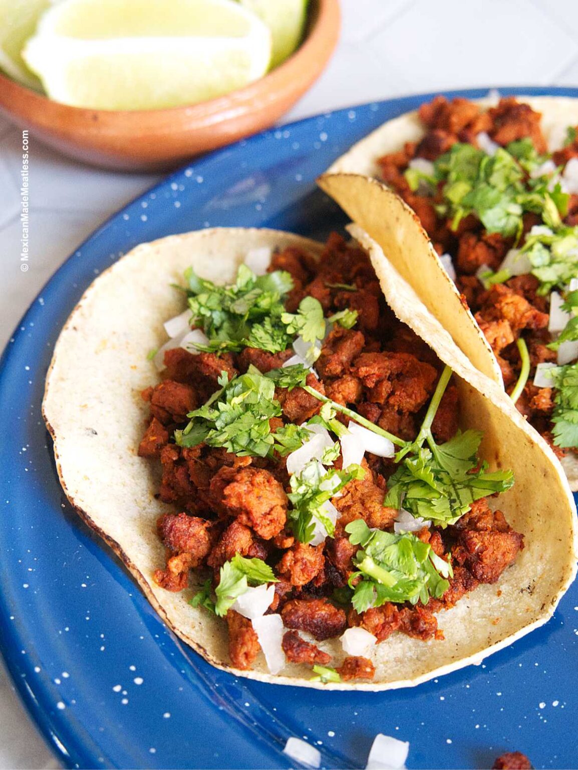 Authentic Vegan Chorizo Tacos (with Homemade Soyrizo) | Mexican Made ...