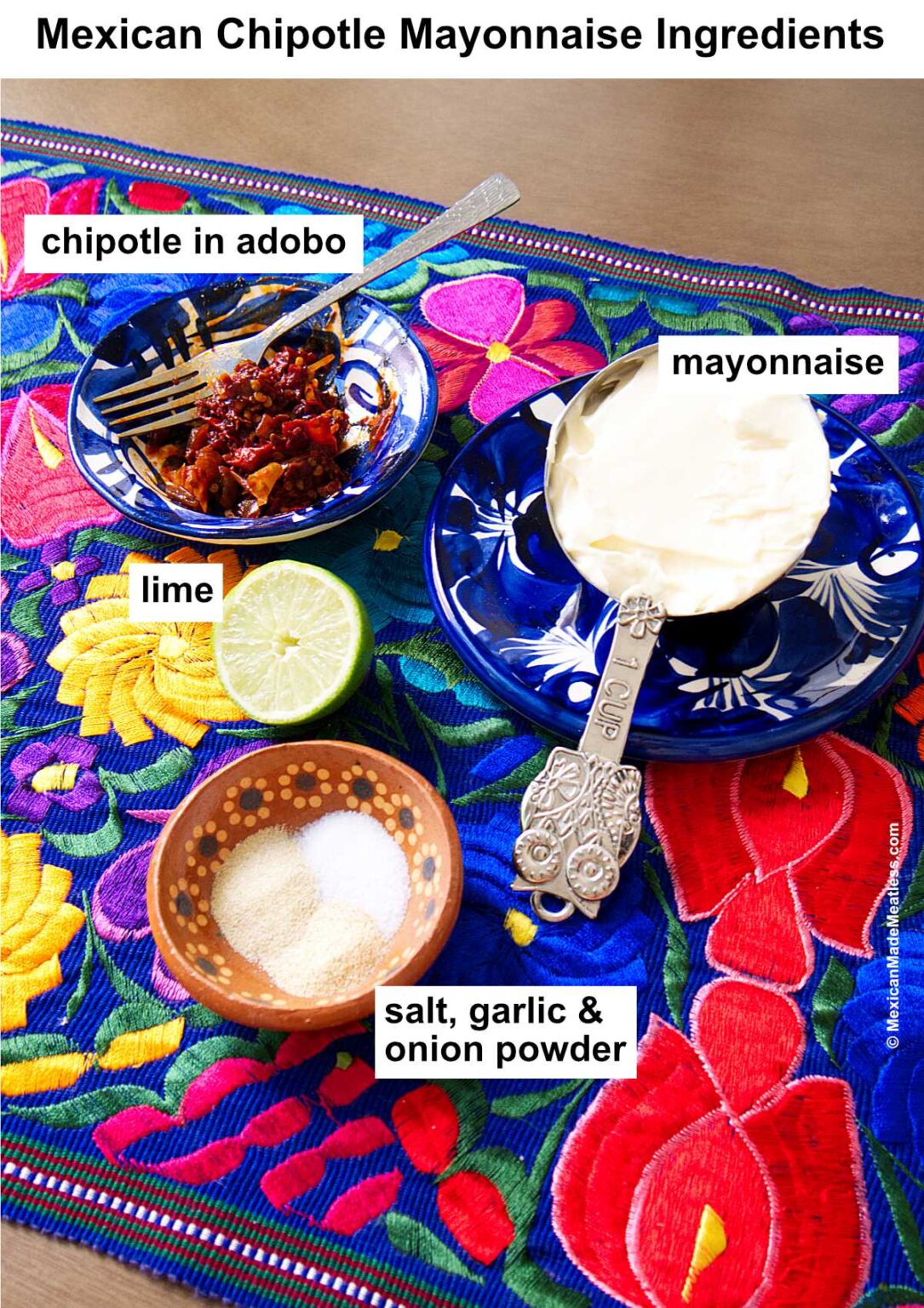 Easiest Vegan Chipotle Mayo (5 Minute Recipe) | Mexican Made Meatless™