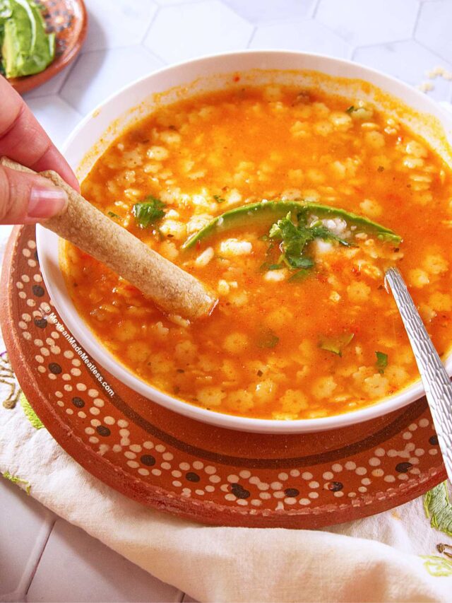 Sopa De Estrellitas (Mexican Star Soup) | Mexican Made Meatless™